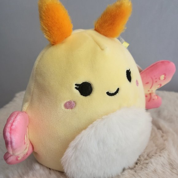 Squishmallows | Toys | Squishmallow 5 Miry The Yellow And Pink Moth Bug ...